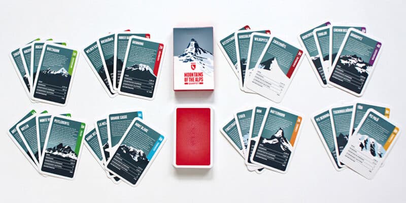 Kwartetspel - Mountains of the Alps - Salt