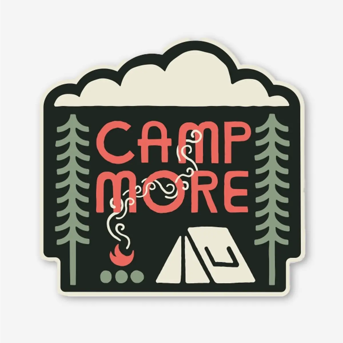 Camp More - Sticker Art - Salt