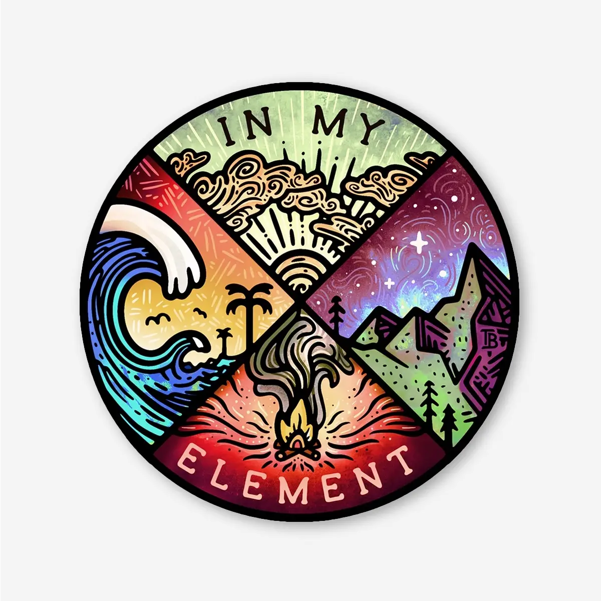 In My Element - Sticker Art - Salt